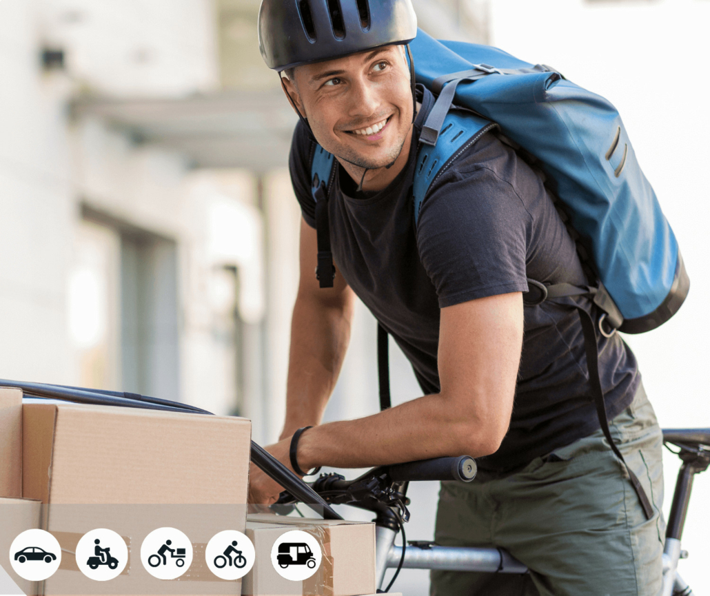 Bike Messenger 24 - with LIVE RADAR to the nearest bike courier